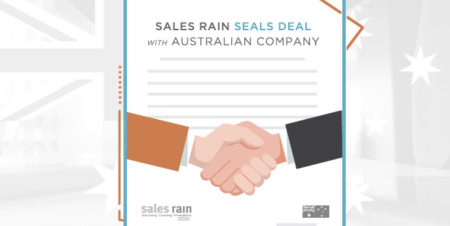 Sales Rain Seals Deal with Australian Company